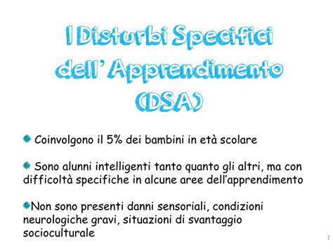 PDF I Disturbi Specifici Dell Apprendimento DSA 1 I Disturbi