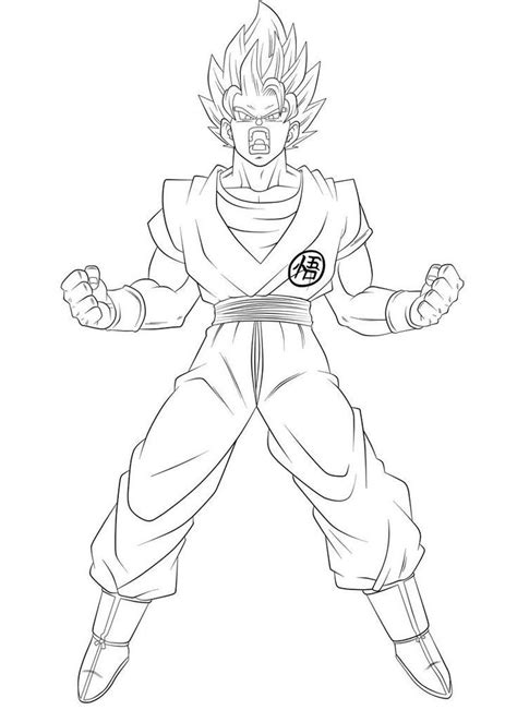 New Transformation Lineart Super Saiyan Blue 2 By NekoAR On