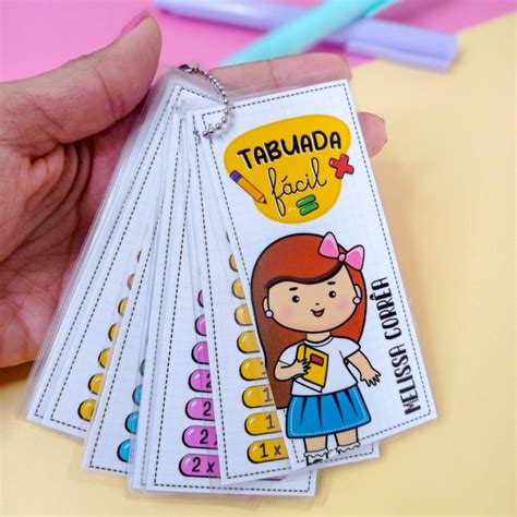 Tabuada Volta Às Aulas Elo7 Produtos Especiais