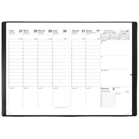 Agenda Semainier 2023 2024 180 X 240 Mm QUO VADIS Planning SD