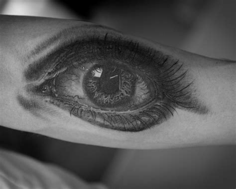 Realistic Eye Tattoo Bunker Tattoo Quality Tattoos