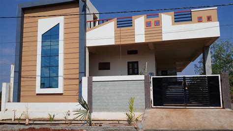 House Front Elevation Designs For Single Floor South Facing Home Alqu
