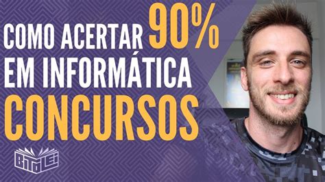 Como estudar informática para concursos YouTube