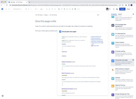 Create Edit And Publish A Page Confluence Cloud Atlassian Support
