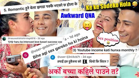 Answering Your Personal Questions Awkward Qna Ans First Qna