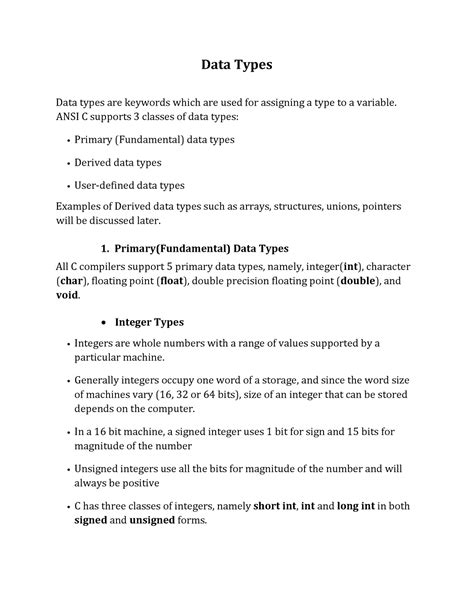 data types data types data types are keywords which are used for assigning a type to a