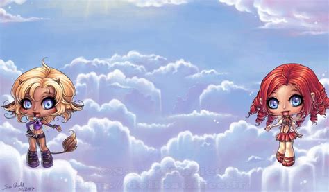 Angel Y Demonio Chibi Anime Zelda Characters Fictional Characters