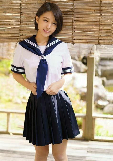 Beautiful Japanese Girl Beautiful Asian Women School Girl Dress