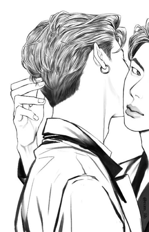 Pin De Nhu Em Namjin Namjin Fanart Bts Bts Desenho