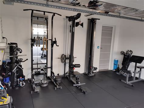 Inspiration garage gym La salle dentraînement à domicile de Nicolas