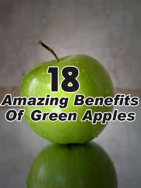 Green Apples Health Benefits It Contains Anti Oxidants Which Help In