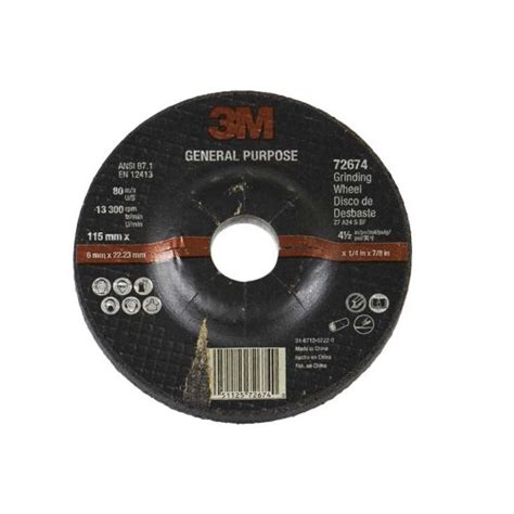 Disco Para Desbaste Metal 4 1 2x1 4x7 8 3m 6mm 72674 60440282055