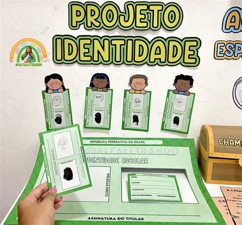 Projeto Identidade Alfaletrando Lojinha Alfaletrando Andressa