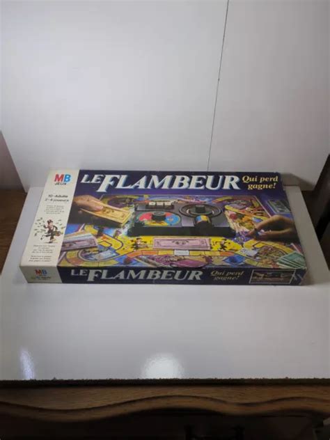 Vintage Jeu De Soci T Le Flambeur Qui Perd Gagne De Mb Complet