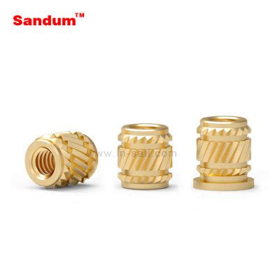 Customized M2 M3 M4 M5 M6 M8 Brass Threaded Heat Set Inserts For 3D