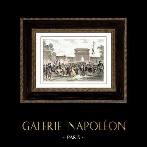 Gravures Anciennes Dessins Guerres napoléoniennes Campagne d