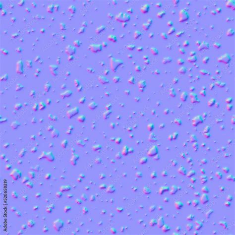 Normal Map Of Terrazzo Seamless Pattern Composed Of Pieces Of Granite