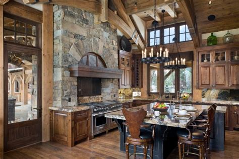 Warm Cozy Rustic Kitchen Designs For Your Cabin