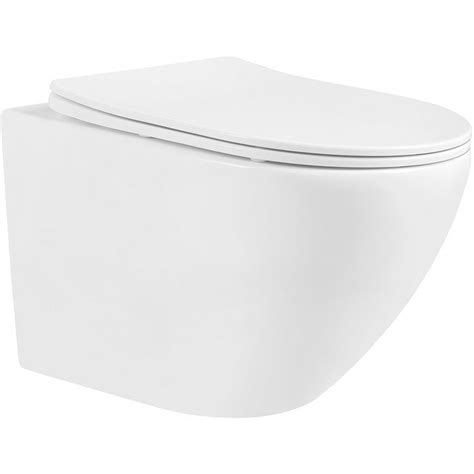 Miska WC Rimless z deską wolnoopadającą slim MEXEN Lena biała Mexen