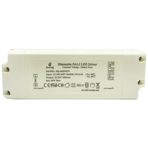 CV DALI Dimmable LED Driver 24V 60W Boqi LED Driver Controller