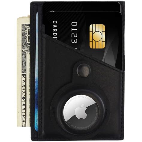 Valenta AirTag RFID Porte Cartes de Crédit en Cuir véritable 8