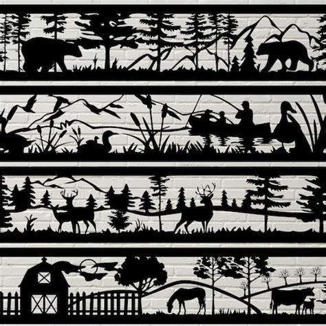 3 DXF Art Panels SVG File For Cricut Dxf Files For Plasma Etsy Canada