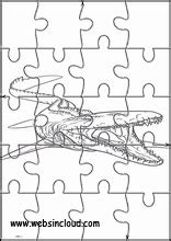 Rompecabezas Recortables para Imprimir para Niños Jurassic World L1