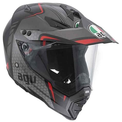 Agv Ax Dual Evo Gt Helmet Black Silver Red Mx Canada