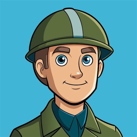 Un Personaje De Dibujos Animados Con Un Sombrero Verde Y Un Fondo Azul