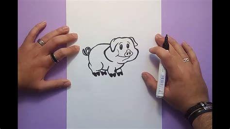 Como Dibujar Un Cerdito Paso A Paso How To Draw A Piglet Youtube