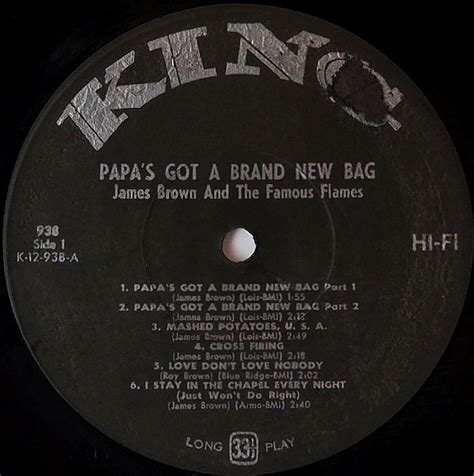 James Brown Papa S Got A Brand New Bag King LP