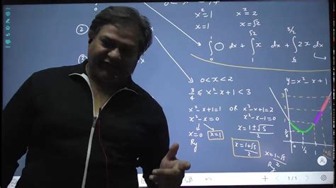 iit jee maths definite integration lecture 3 integration of discontinuous functions odd
