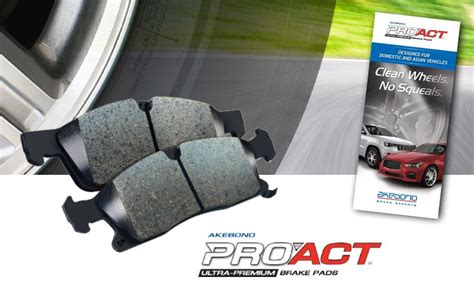 Akebono Pro Act Ultra Premium Ceramic Brake Pads