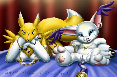 Post 1129094 Asthexiancal Digimon Gatomon Renamon