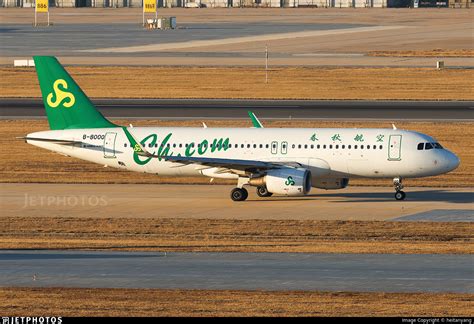 B 8000 Airbus A320 214 Spring Airlines Heitanyang JetPhotos