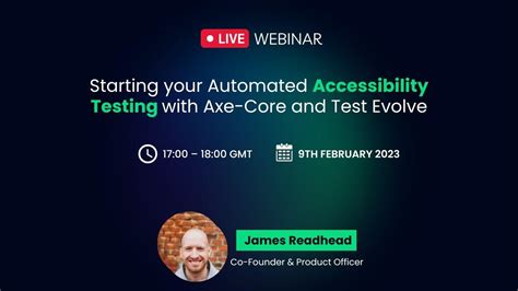 starting your automated accessibility testing with axe core and test evolve youtube