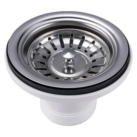 Expert Homewares Stainless Steel Round Kitchen Sink Waste Strainer