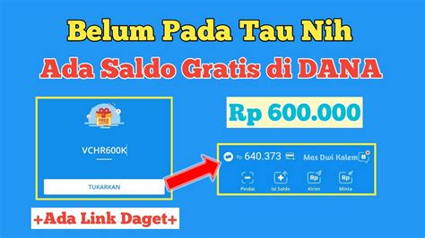 Cara Mendapatkan Saldo Dana Gratis 2023 Langsung Dari Apk Dana Tanpa
