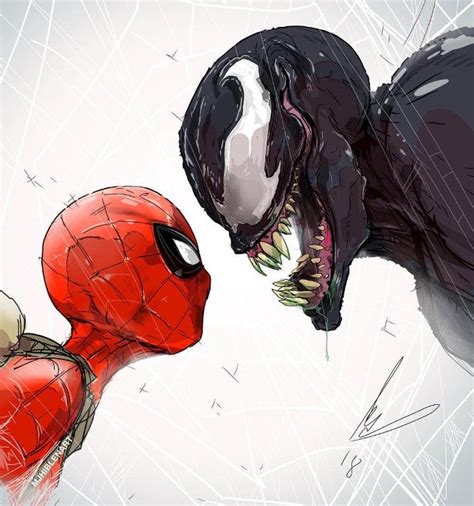 Spider Man Vs Venom Marvel Characters Art Spiderman Art Marvel Art