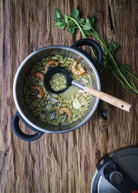 Receta Verdinas Con Almejas Y Gamba Rojas Casa Viva