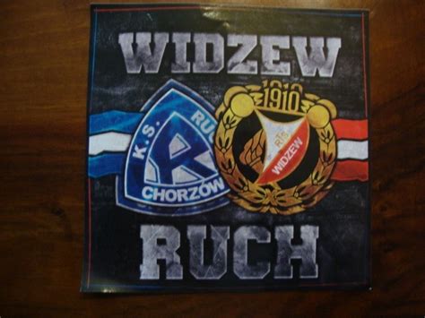 Vlepki Ruch Chorzów Duże Widzew Łódź Kraków Licytacja na Allegro