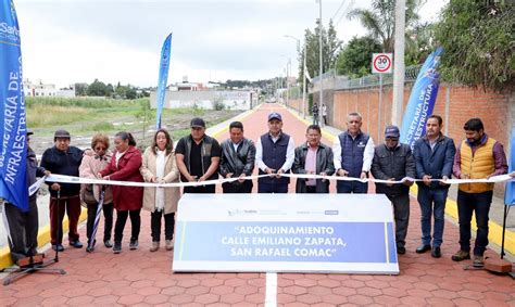 ENTREGA Y ARRANCA OBRA DE ADOQUINAMIENTO MUNDO TLATEHUI EN SAN RAFAEL