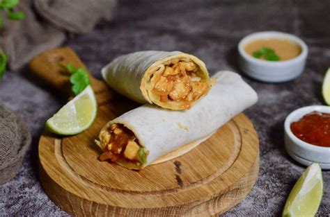 Burritos de pollo Receta de cocina fácil y casera en Bon Viveur