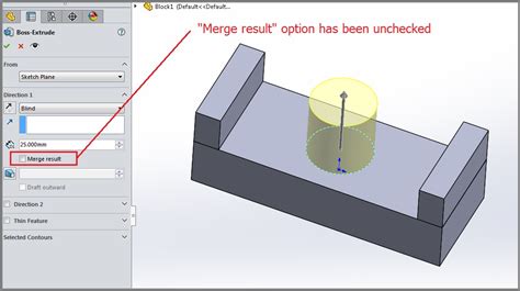 Advanced Breakdown Of The SOLIDWORKS Boss Extrude Tool Engineers Rule