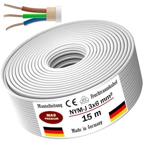 Spinne Nachahmung Eingreifen Kabel Nym 3x6mm2 Trotz Danken Katastrophe