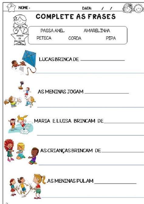 Atividade Dia Das Crian As Educa O Infantil Modelos Para Imprimir