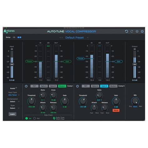 Antares Auto Tune Vocal Compressor At Gear4music