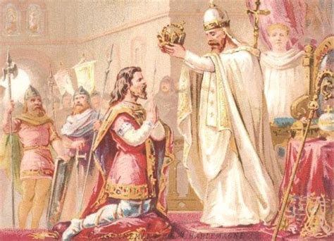 Histoire des Français Charlemagne sacré empereur d Occident par le