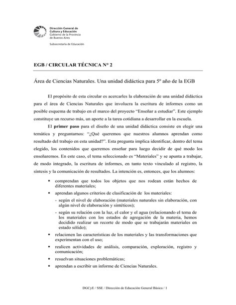 1 Dirección General de Cultura y Educación