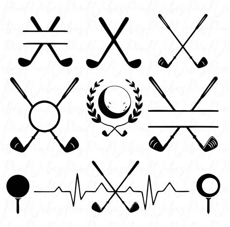 Golf Svg Bundle Golf Monogram Svg Split Monogram Svg Golf Etsy Singapore